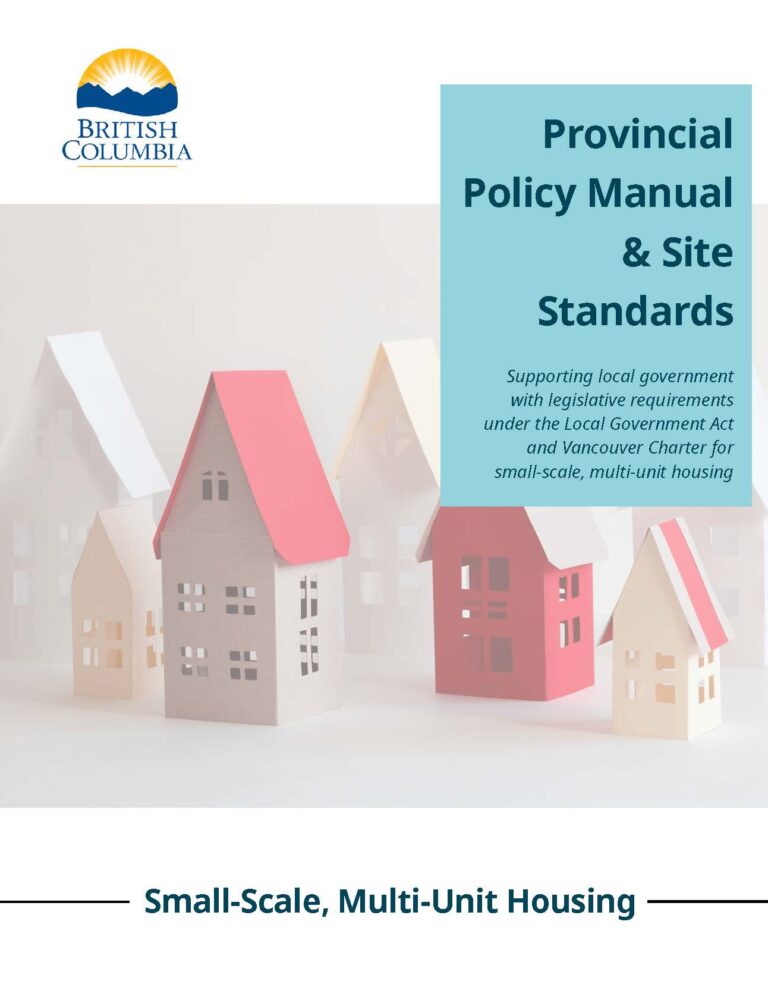 Provincial Policy Manual & Site Standards: Small-Scale Multi-Unit ...