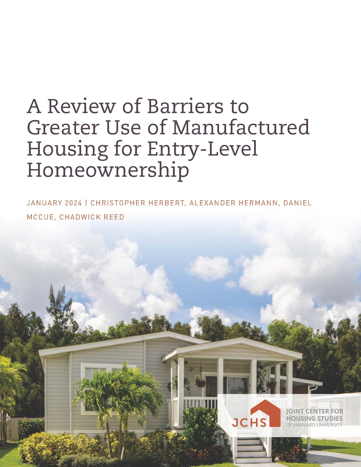 A Review of Barriers to Great Use of Manufactured Housing for Entry ...